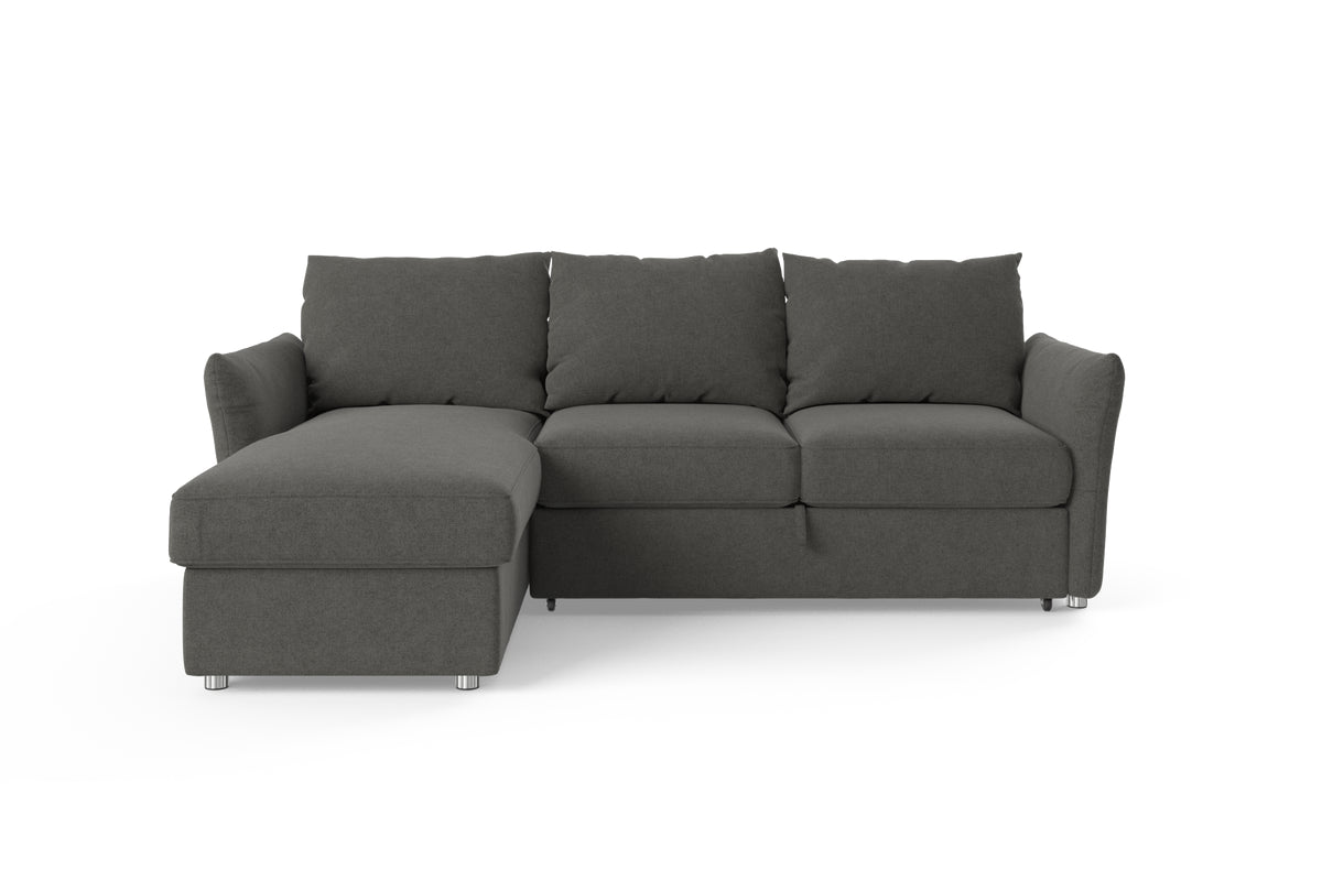 Brosa Austin Full Sleeper Modular Sofa with Storage (Dark Gull Grey ...