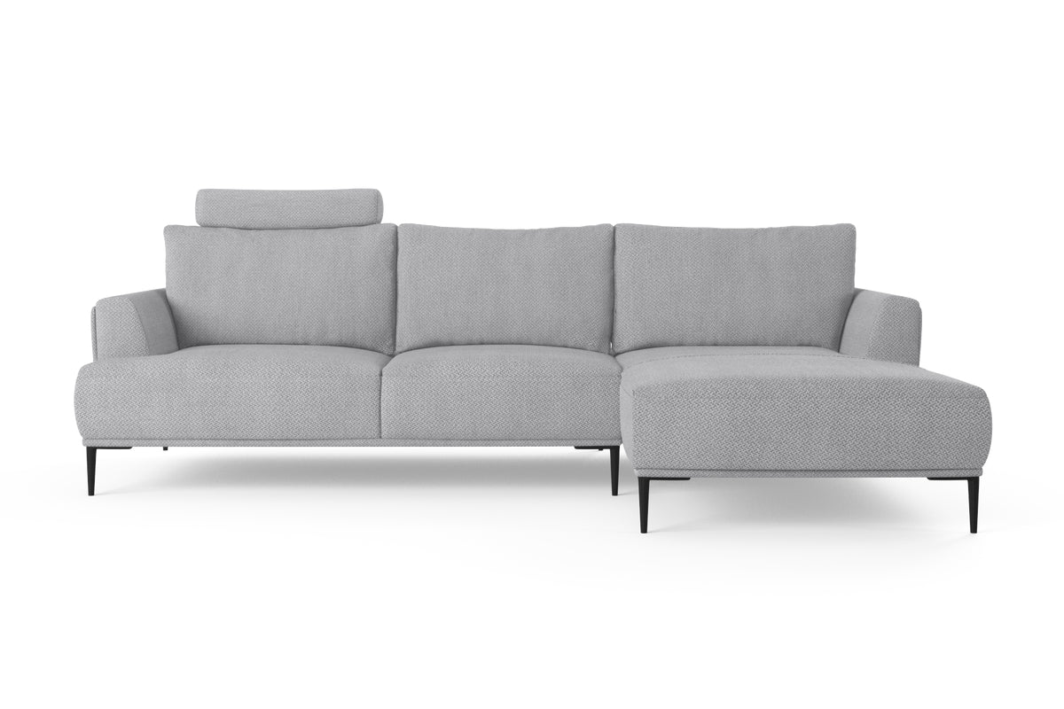Brosa Como Motion Modular Sofa with Chaise (Gainsboro Grey, Right Chai ...