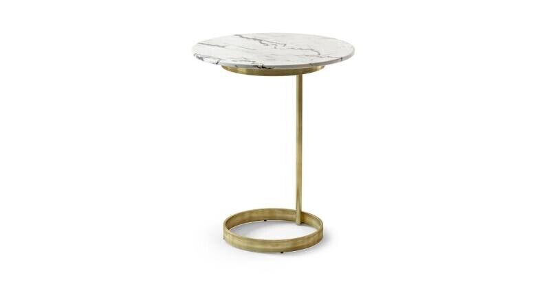 Brosa Cushla Side Table Special White Marble – Lotza Furniture