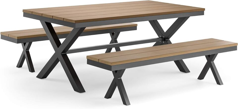 Brosa Oleta Outdoor Dining Table - Chestnut Brown - Table only – Lotza ...